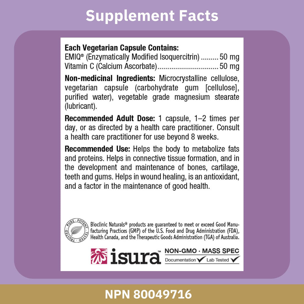 bioclinic naturals quercetin capsules