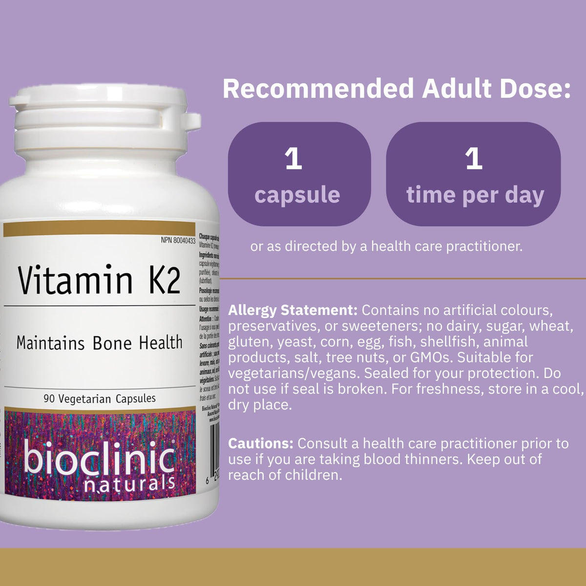 Bioclinic Naturals vitamin k benefits