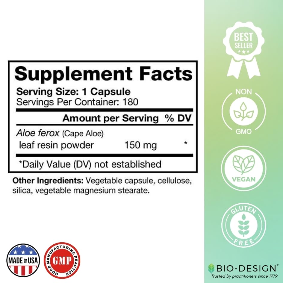 biodesign aloe vera 150 mg capsules