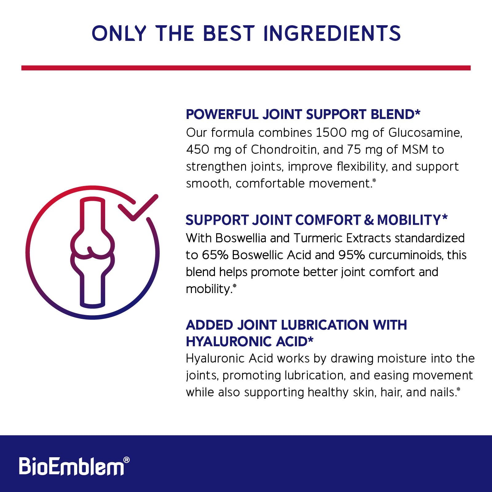 BioEmblem glucosamine for healthy joints
