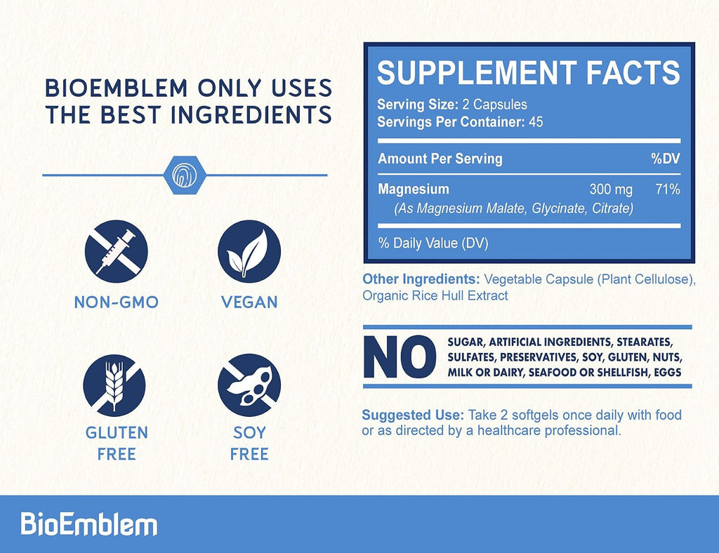 BioEmblem vitamins for stress relief