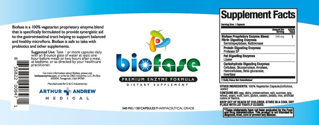 Biofase probiotics for improved digestion