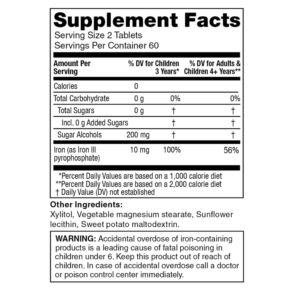 BioFe pure iron for adults