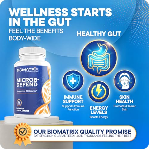 Biofilm disruptor for gut wellness