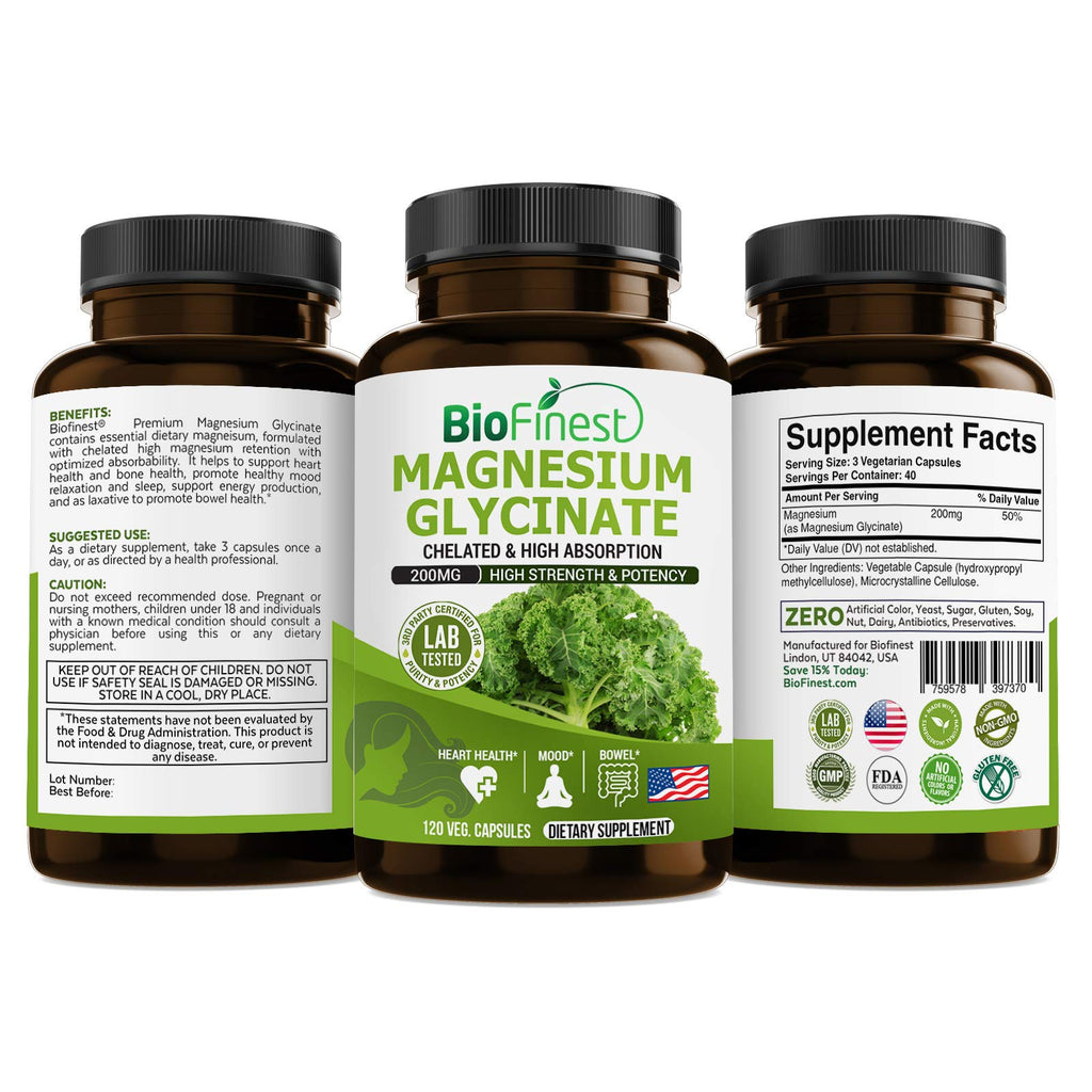 Biofinest magnesium glycinate capsules