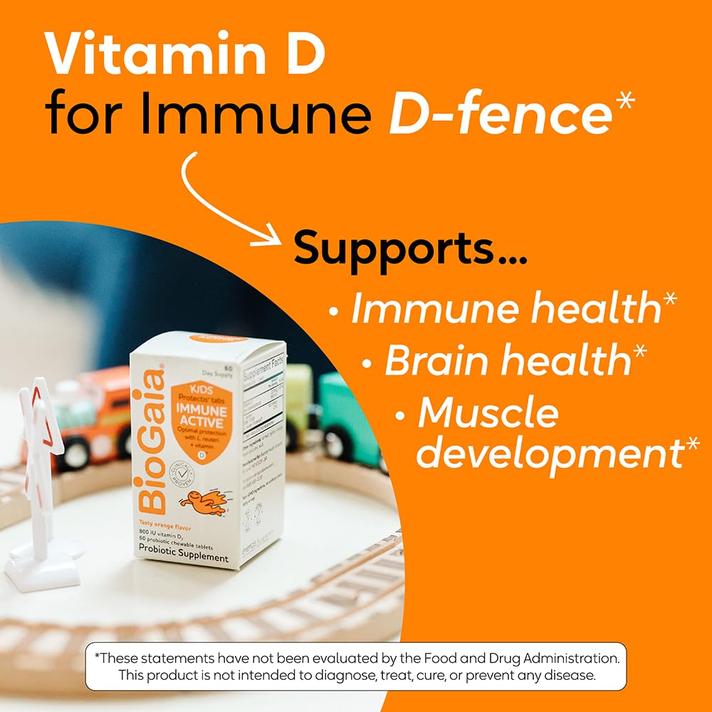 BioGaia immune active kids vitamins