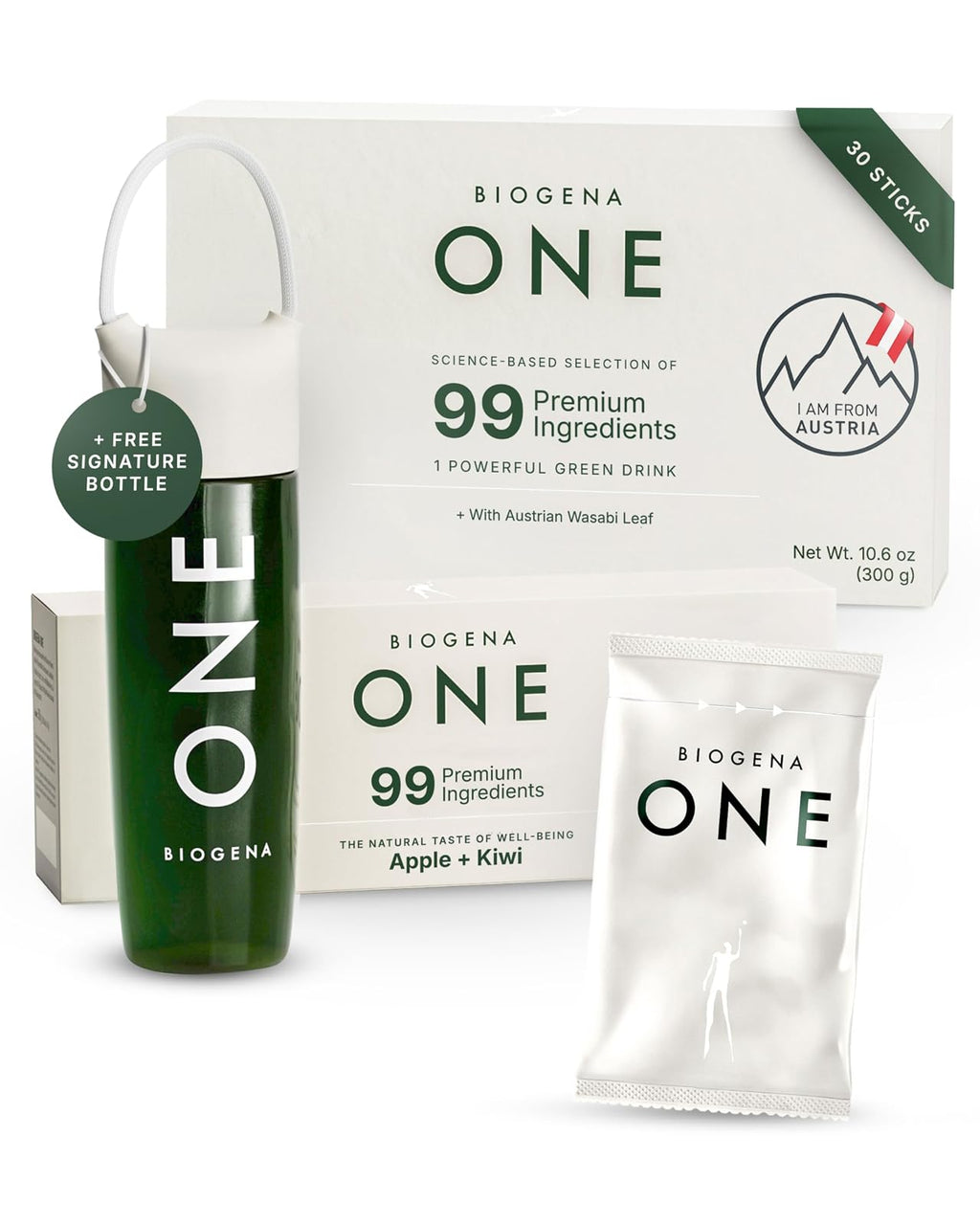 BIOGENA ONE Super Greens travel packs