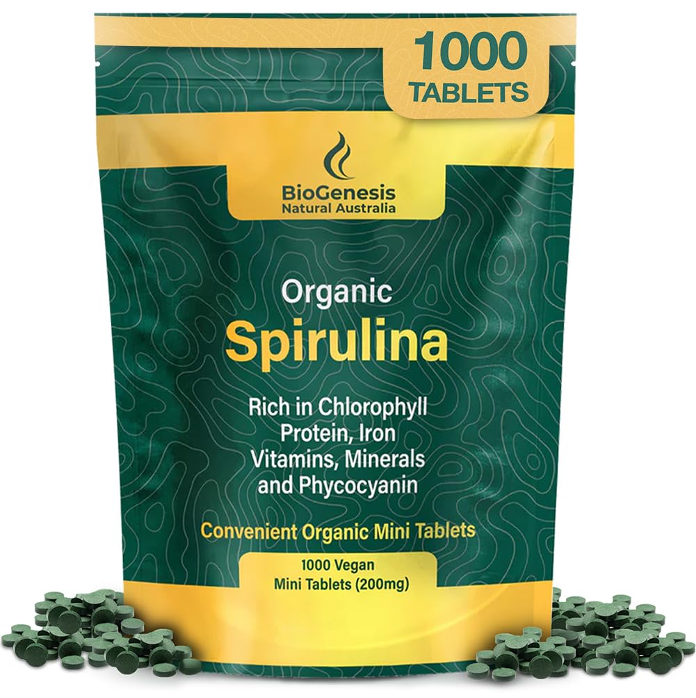 Biogenesis chlorella spirulina mini tablets
