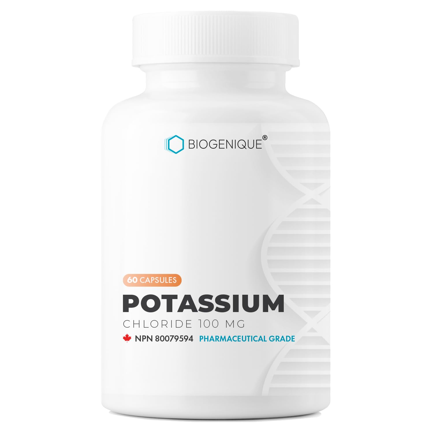 Biogenique potassium capsules for muscle health