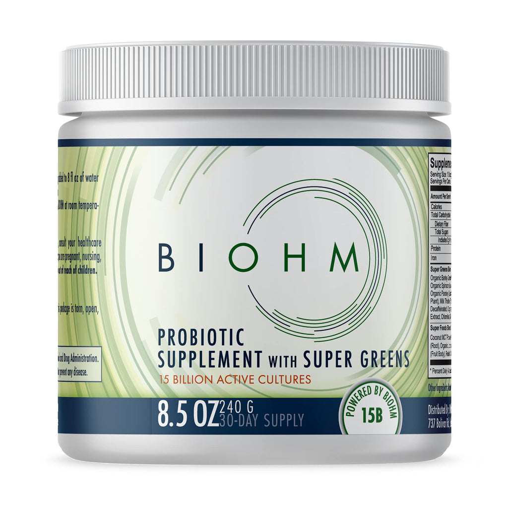 BIOHM Super Greens organic superfood powder