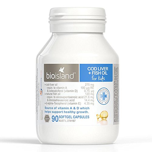 Bioisland cod liver oil for kids