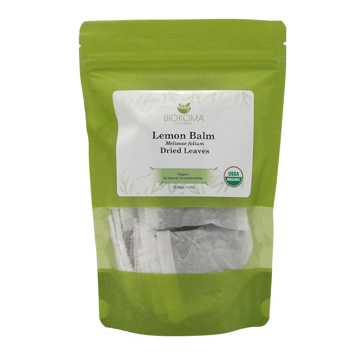 Biokoma organic lemon balm tea bags