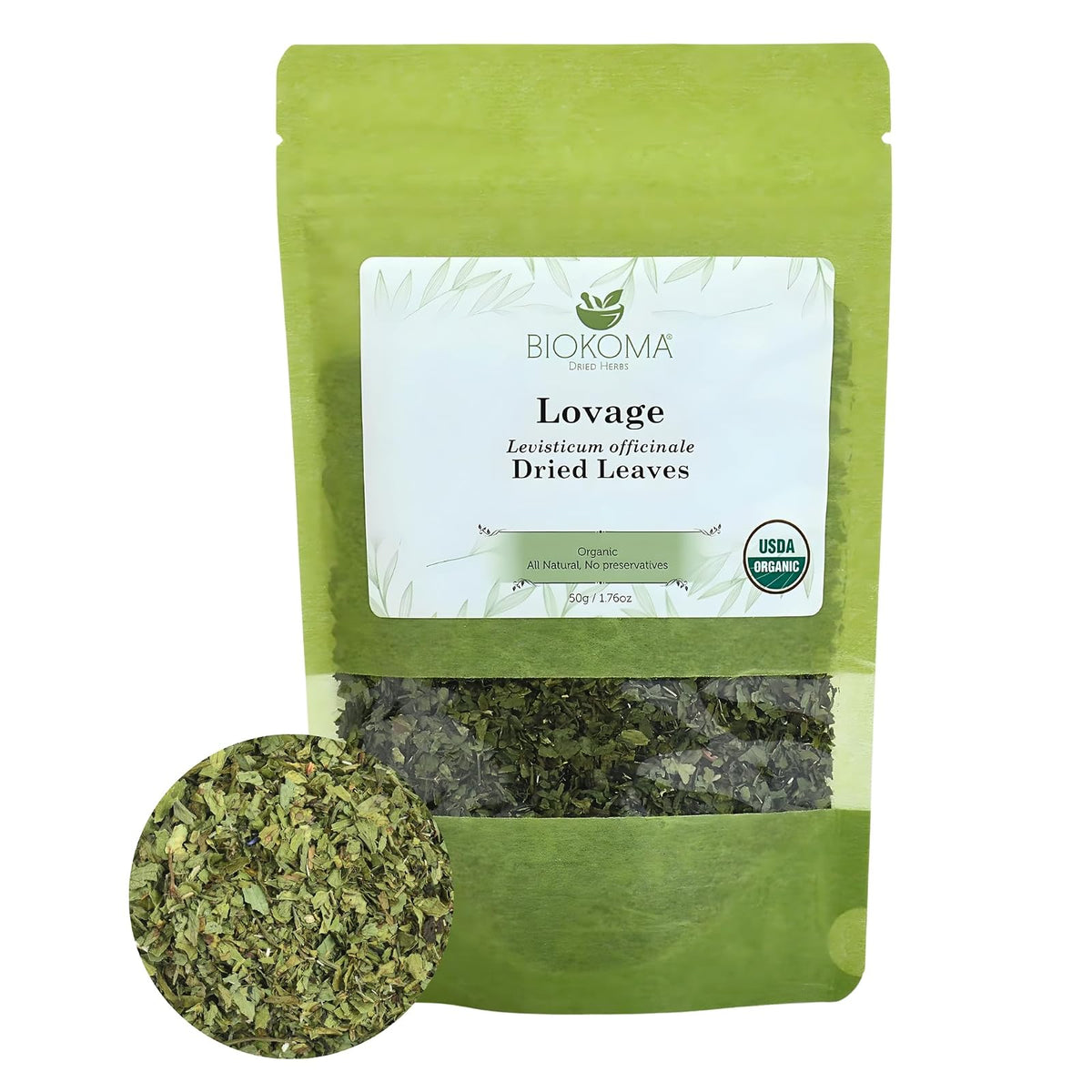 Biokoma organic lovage dried leaves