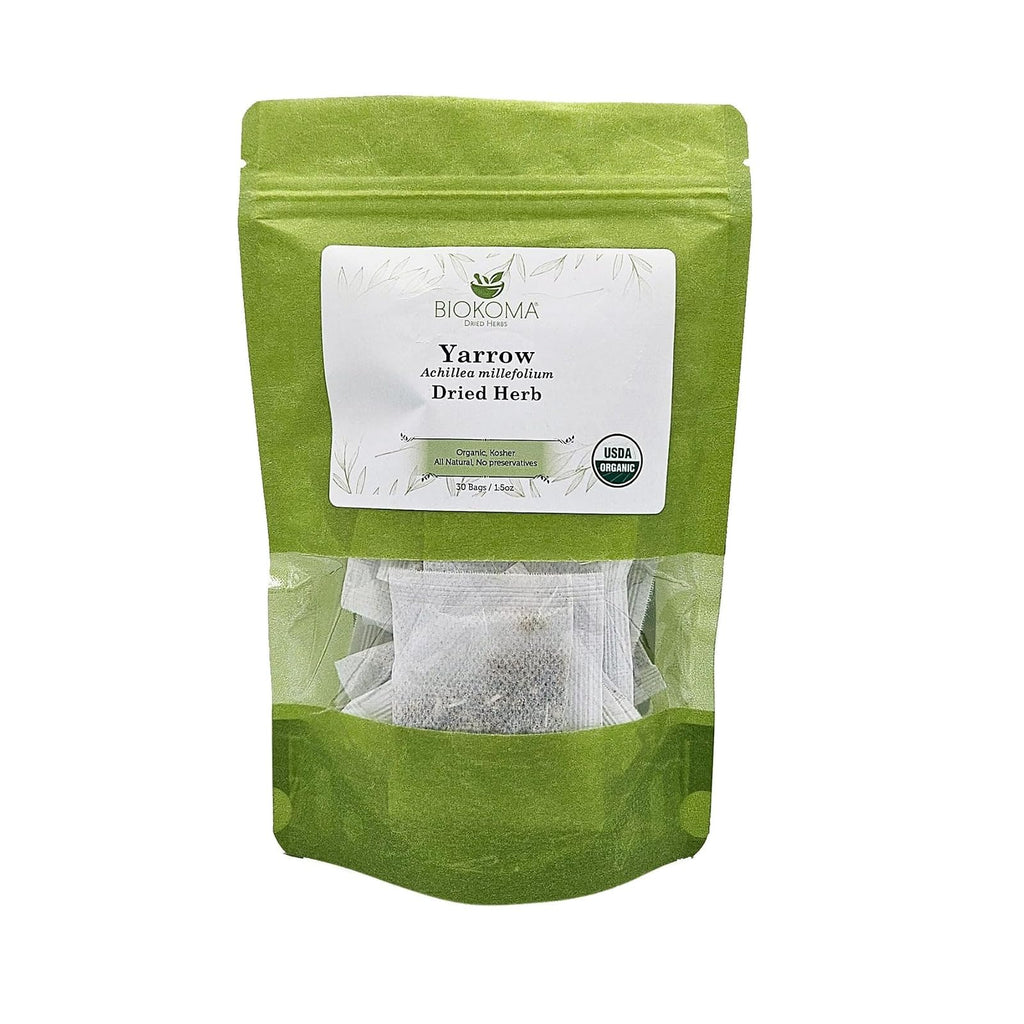 Biokoma organic yarrow herbal tea bags