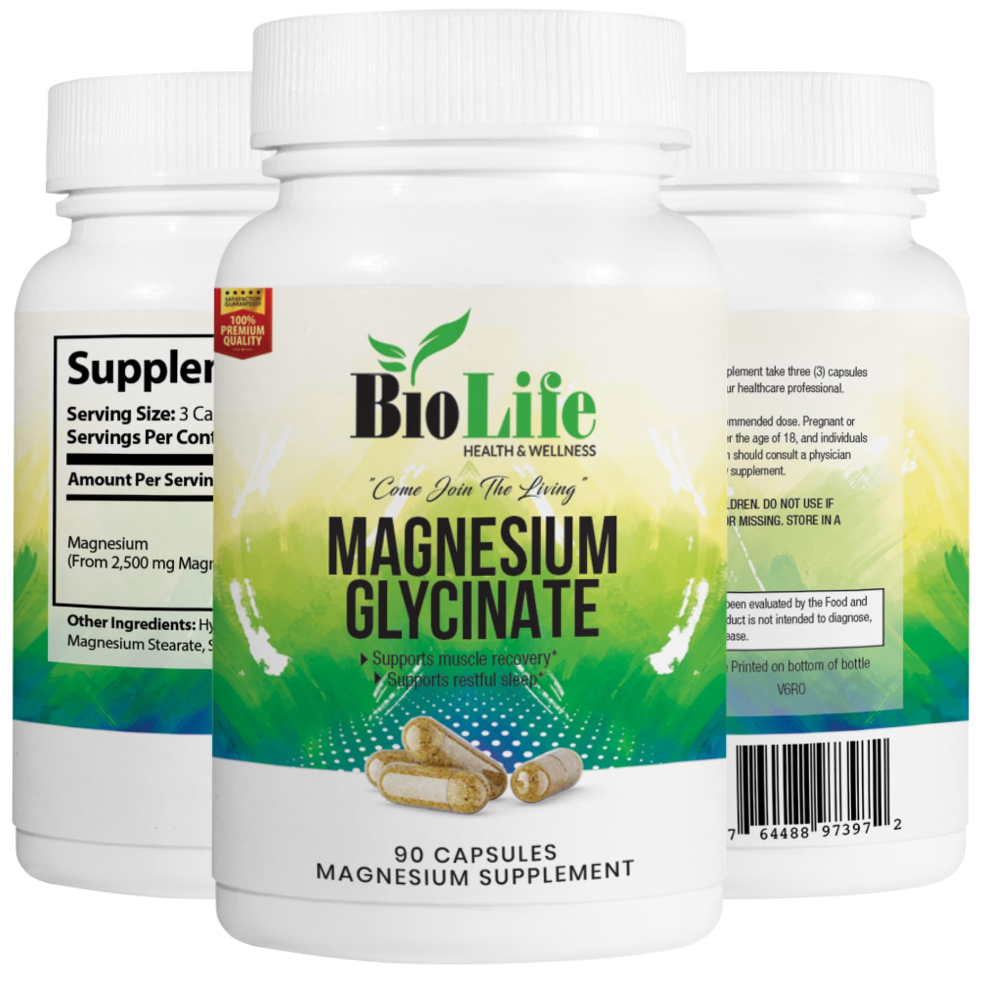 Biolife magnesium glycinate capsules for sleep