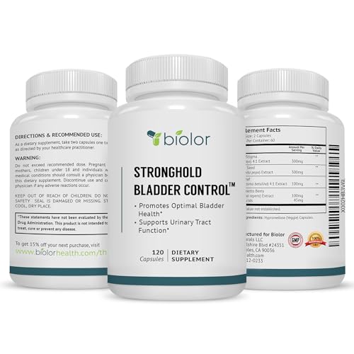 Biolor bladder control for active lifestyles