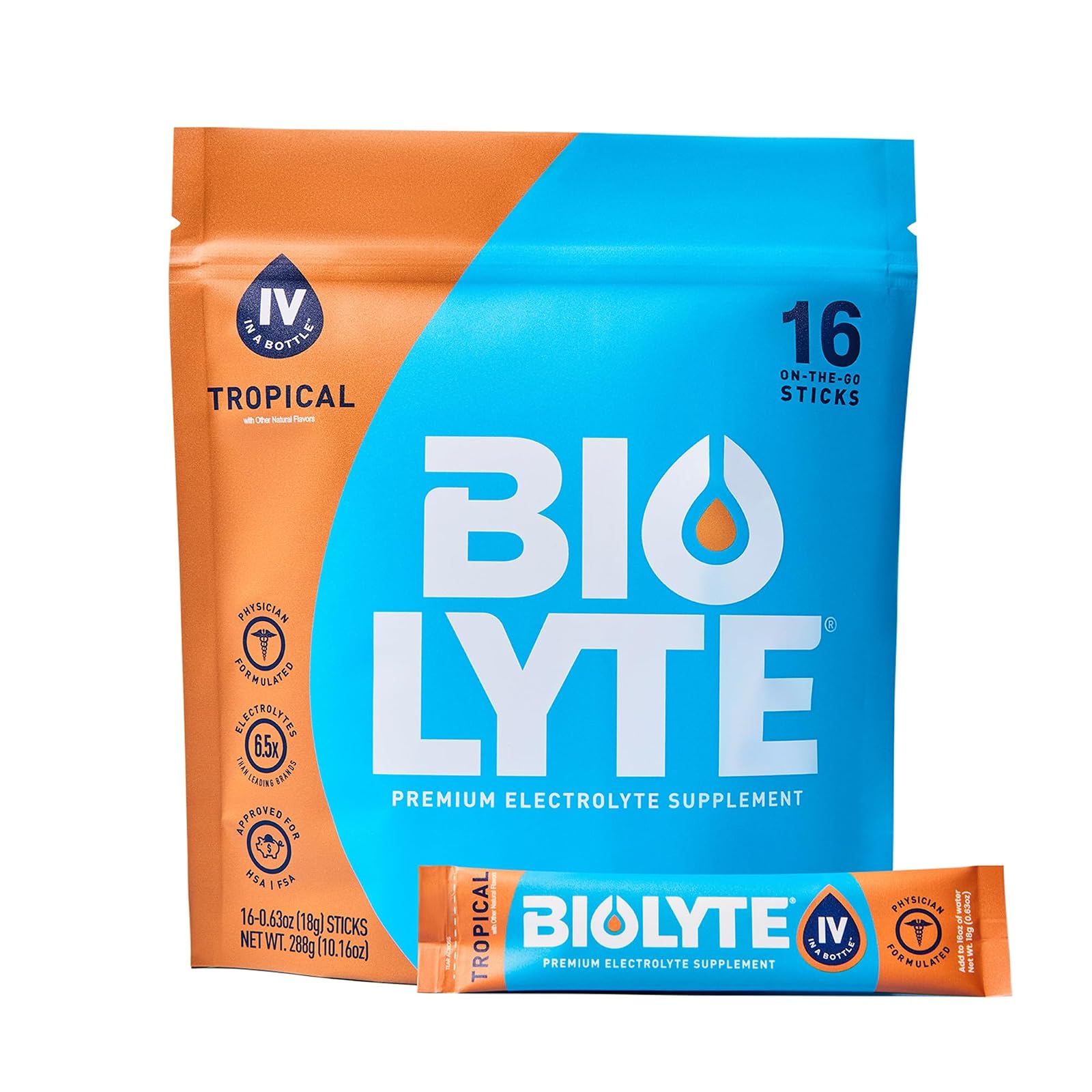 BIOLYTE electrolyte powder for hydration