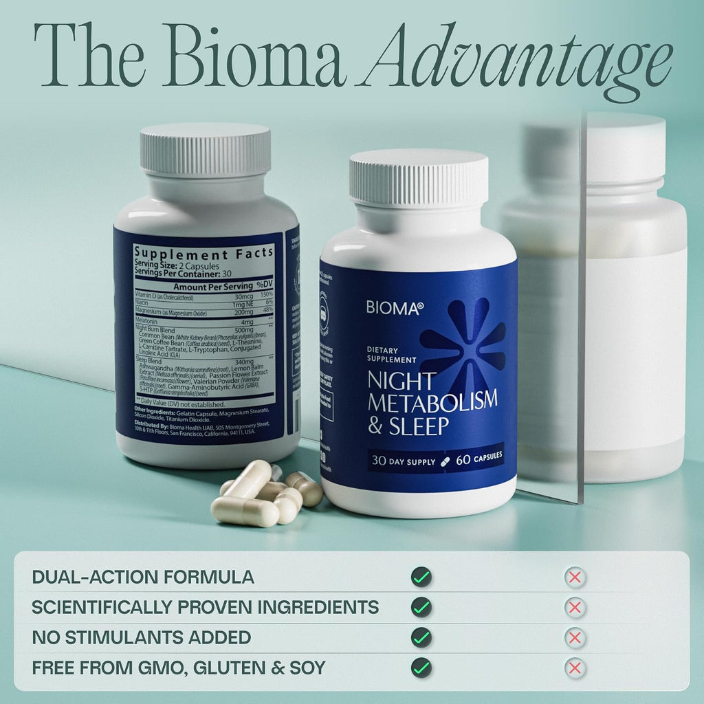 BIOMA melatonin for better sleep quality