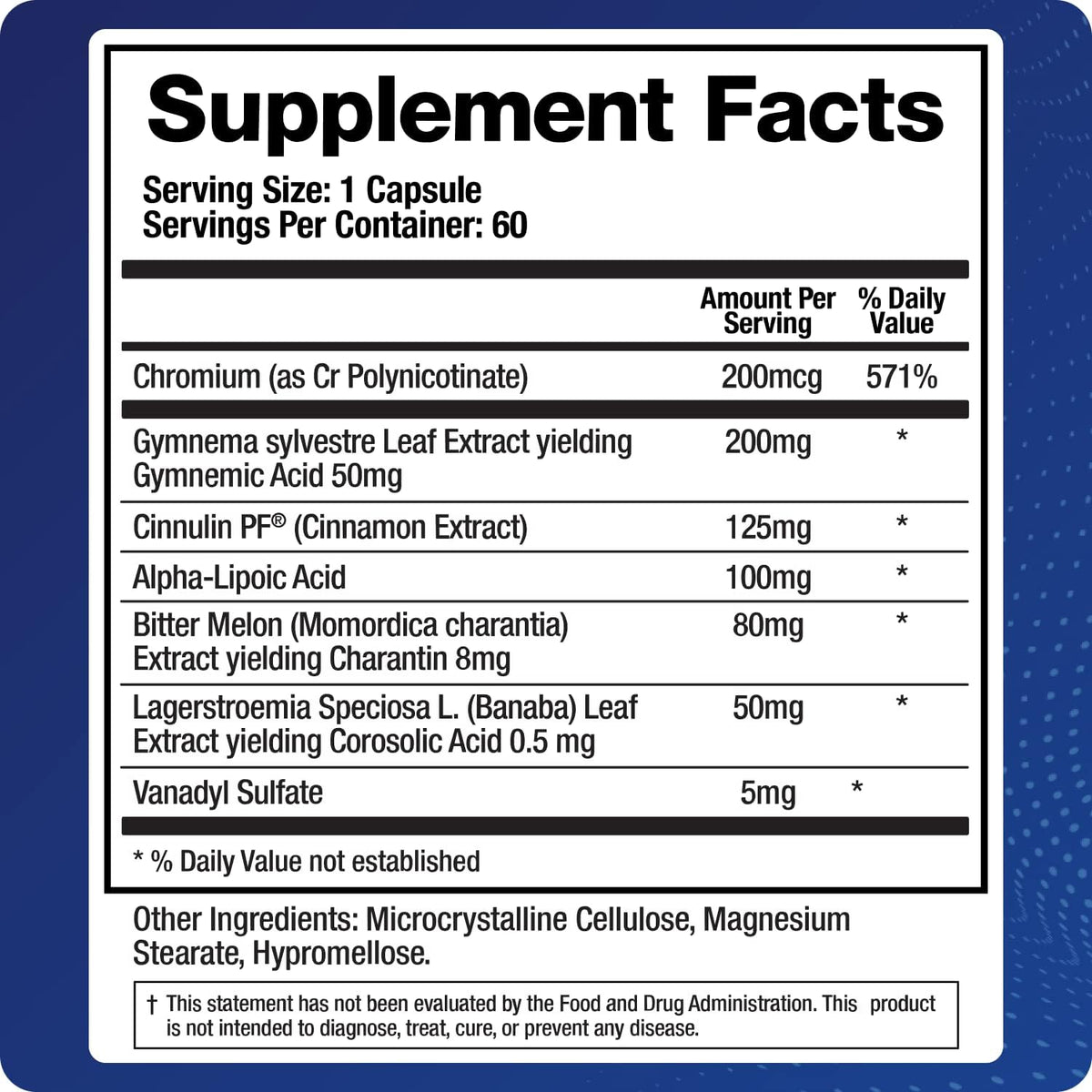 BioMatrix herbal blend for balanced blood sugar