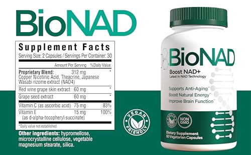 BioNAD anti-aging vitamin benefits