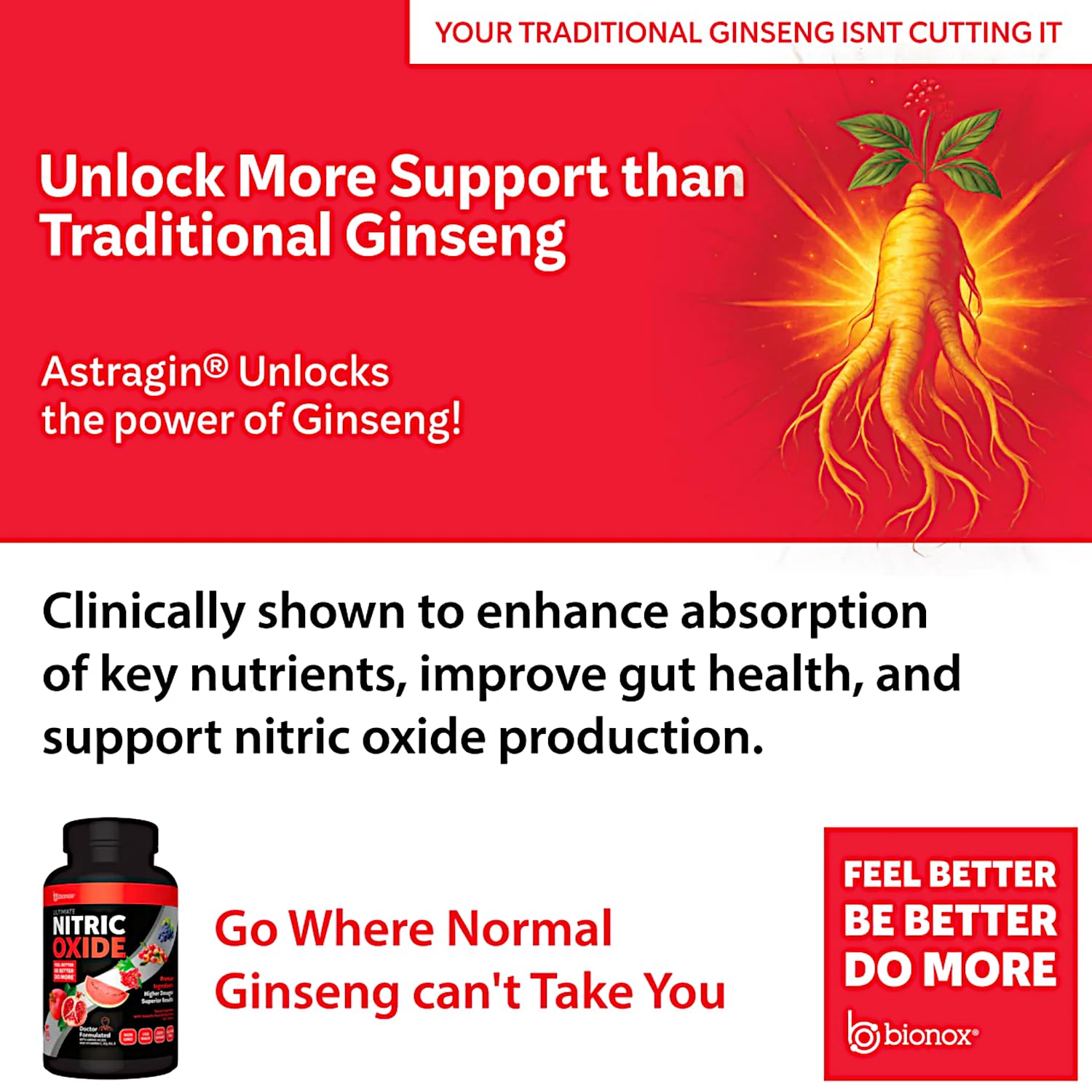 Bionox nitric oxide for muscle growth