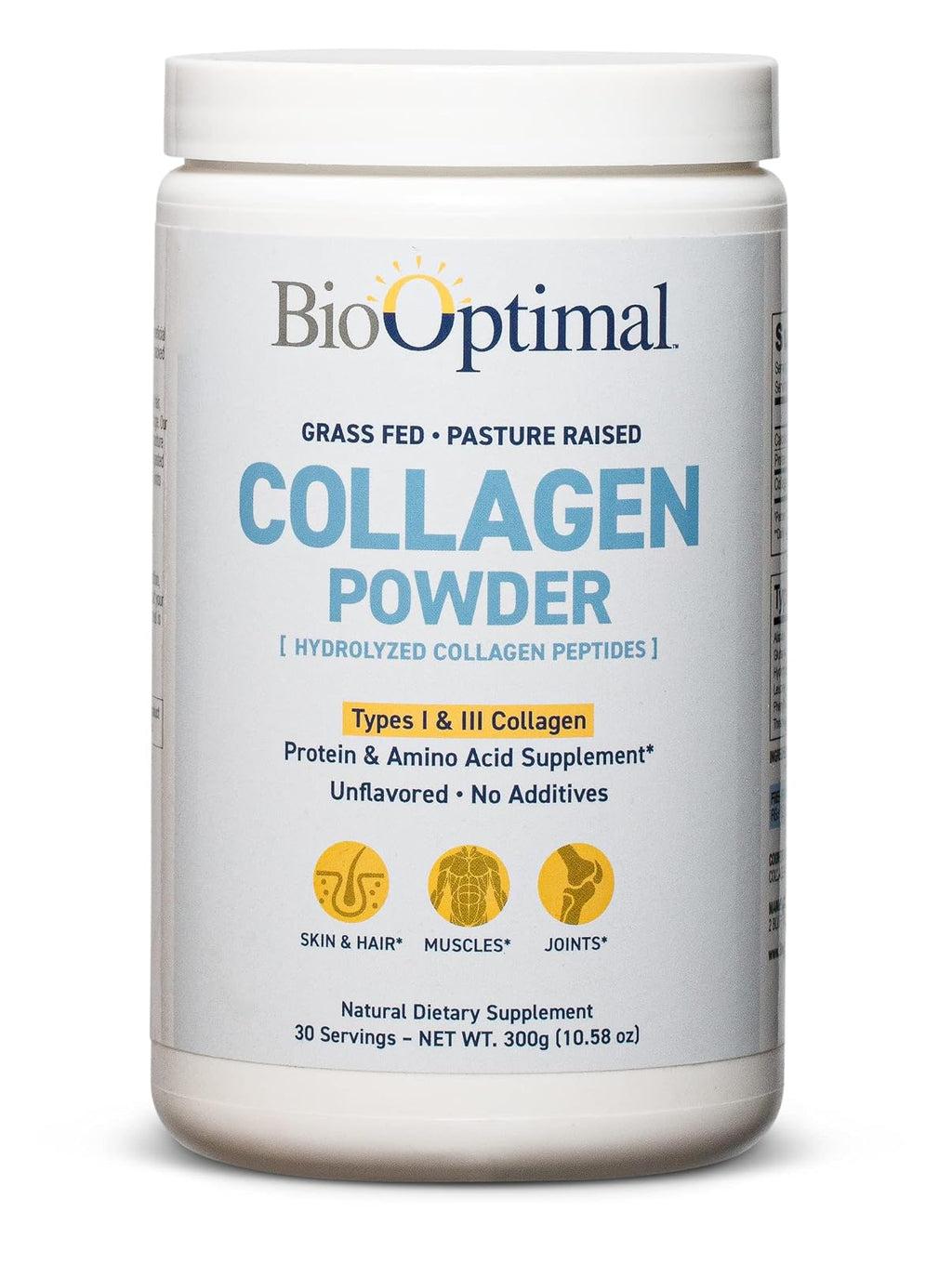biooptimal hydrolyzed collagen powder benefits