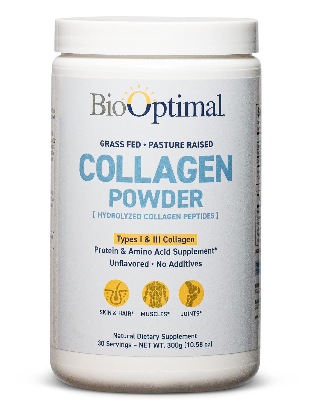biooptimal hydrolyzed collagen powder benefits