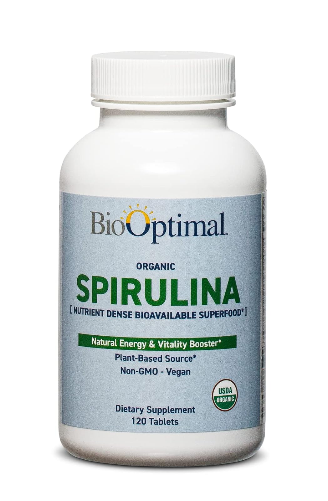 BioOptimal Spirulina multivitamins for energy
