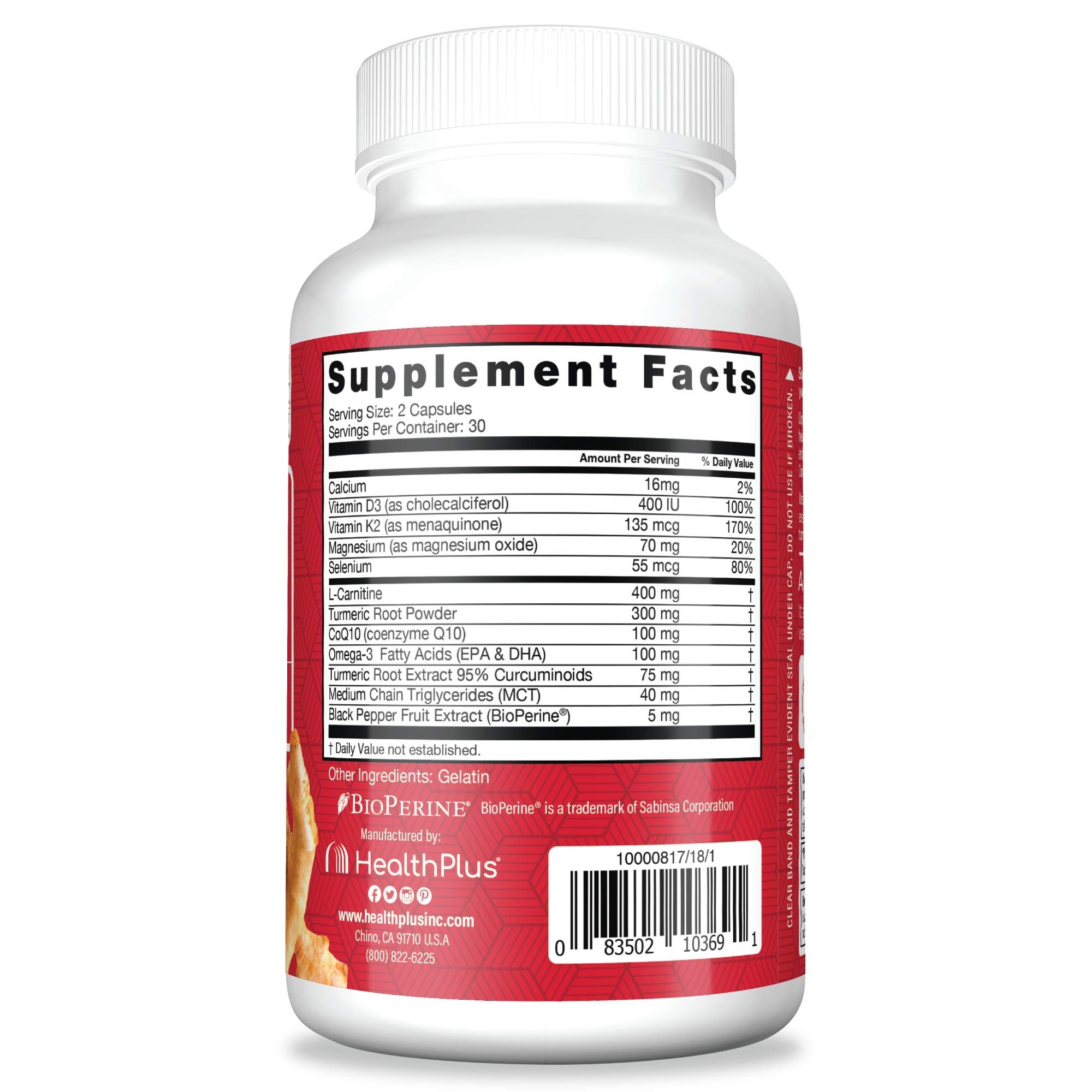 Bioperine enhanced absorption formula