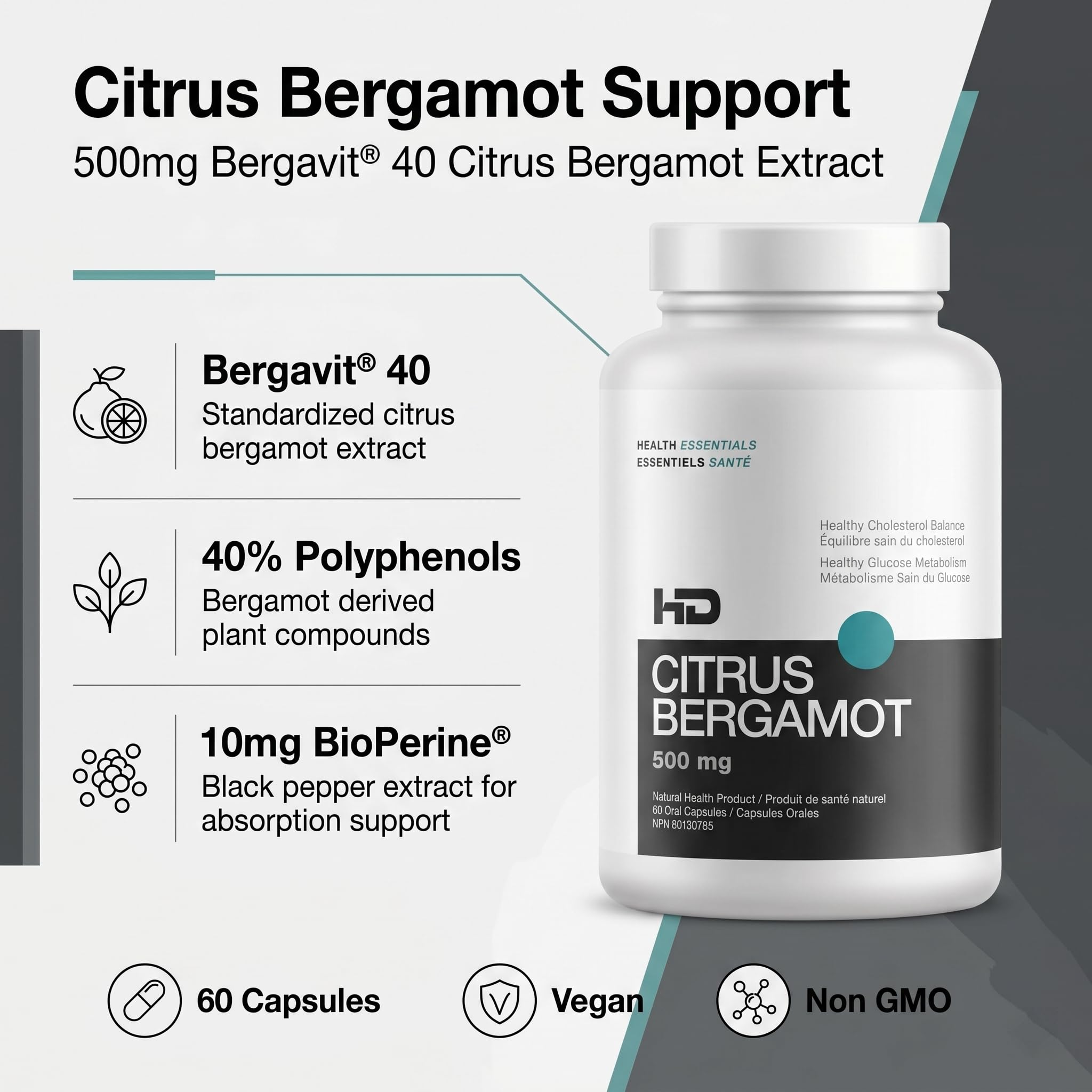 BioPerine enhanced herbal supplements for absorption