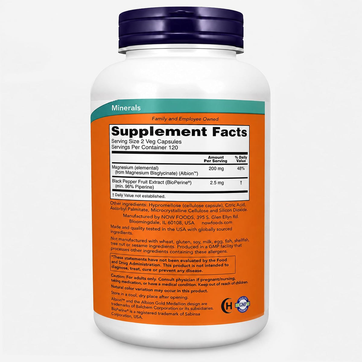 BioPerine enhanced magnesium absorption