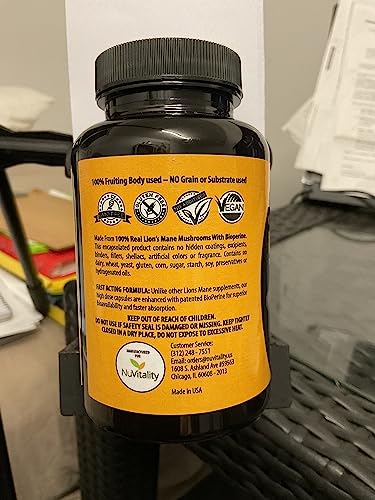 BioPerine enhanced mushroom capsules