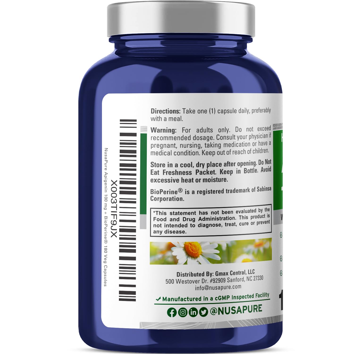 BioPerine enhanced nutrient absorption