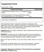 Bioperine enhanced Swanson Gugulipid tablets