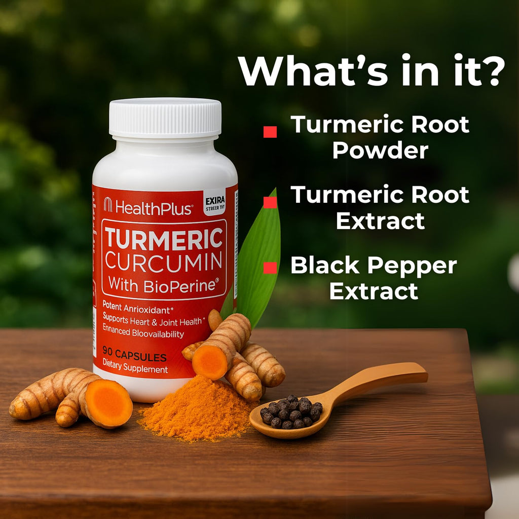 BioPerine enhanced turmeric absorption
