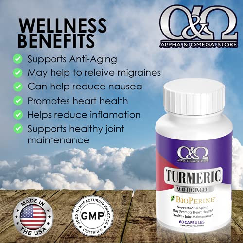 BioPerine enhanced turmeric capsules