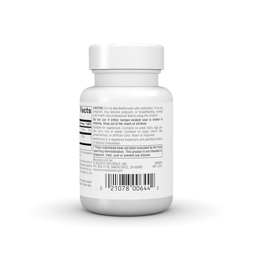 BioPerine for better supplement absorption