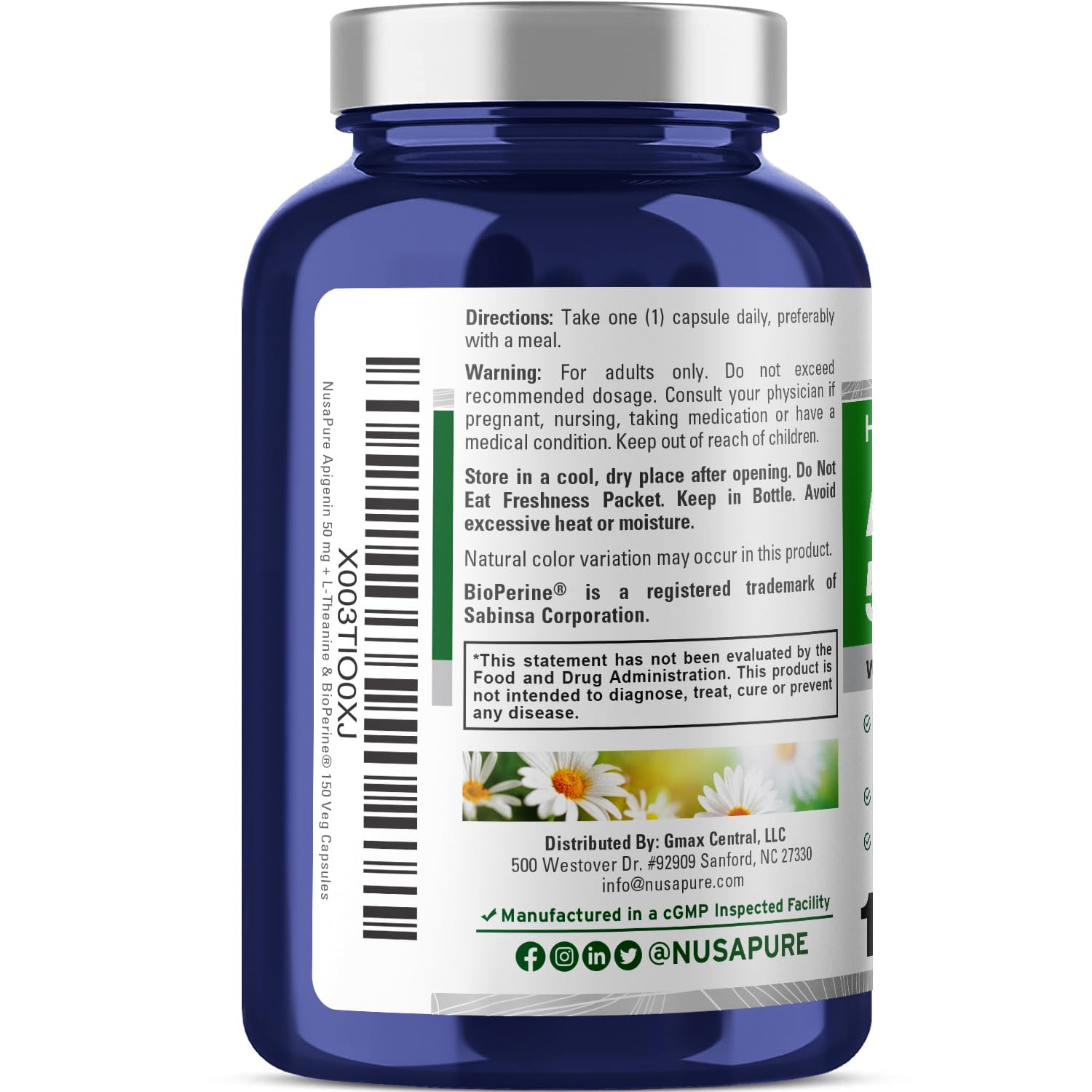 BioPerine for enhanced absorption