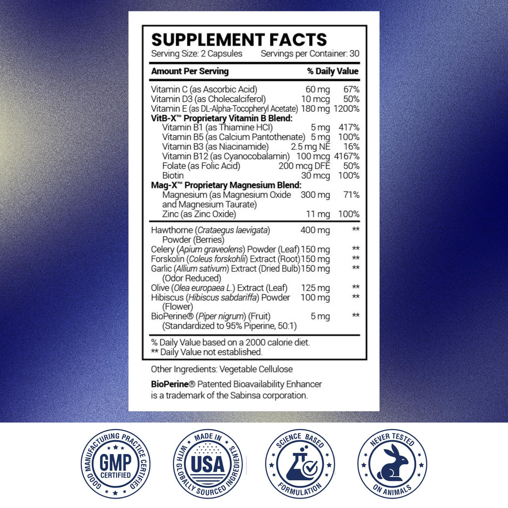 BioPerine for superior vitamin absorption