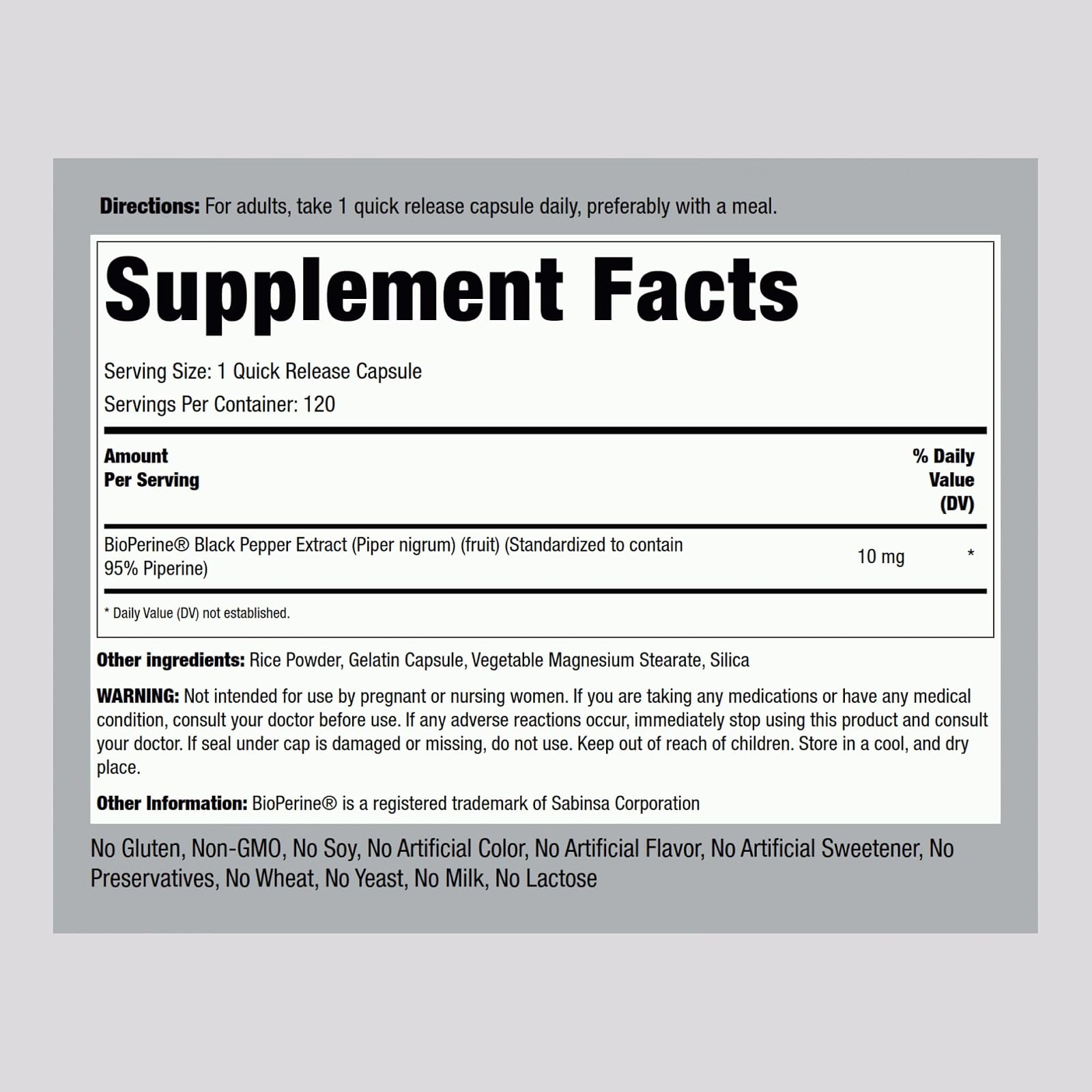 Bioperine multivitamin for better absorption