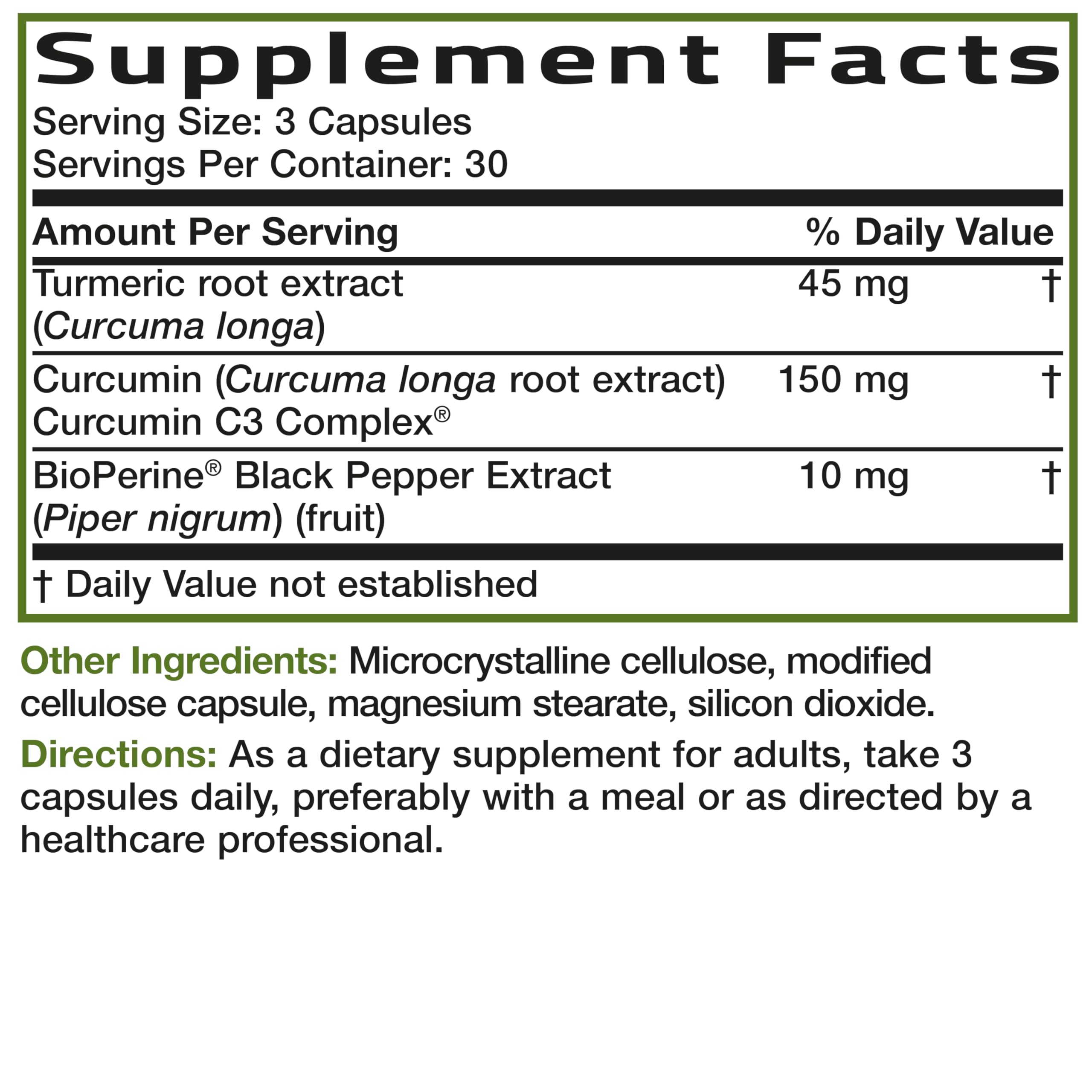 BioPerine turmeric for maximum effectiveness