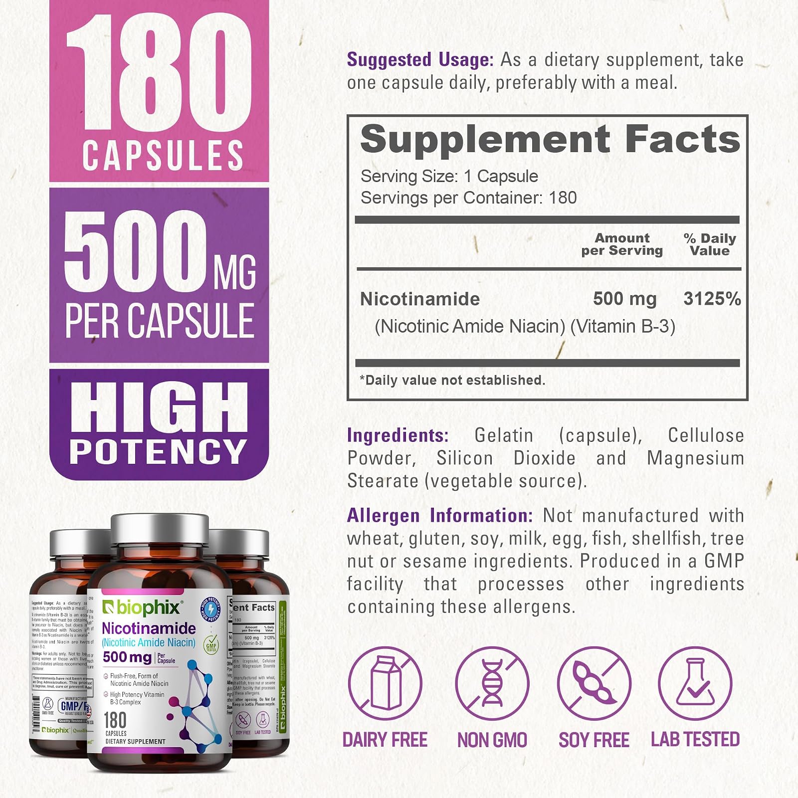 biophix b-3 nicotinamide benefits