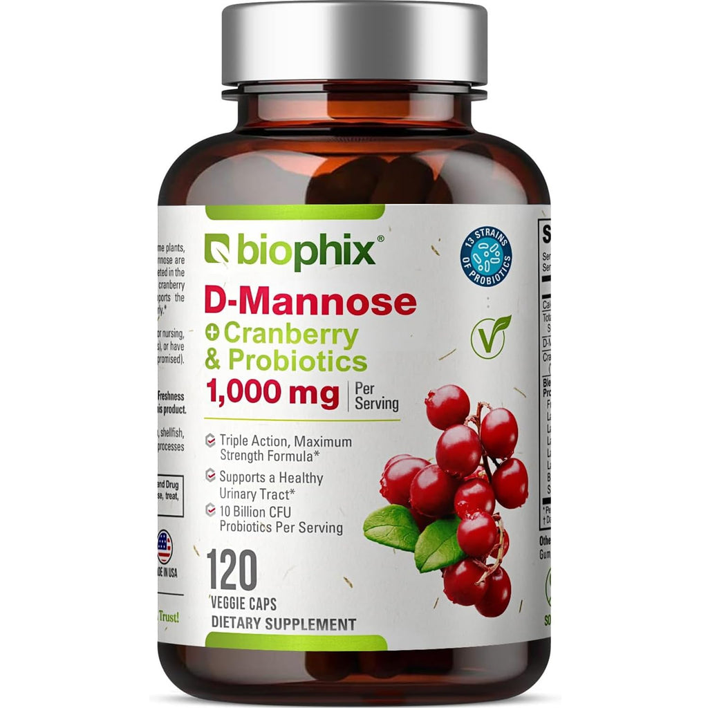 biophix D-Mannose 1000 mg capsules