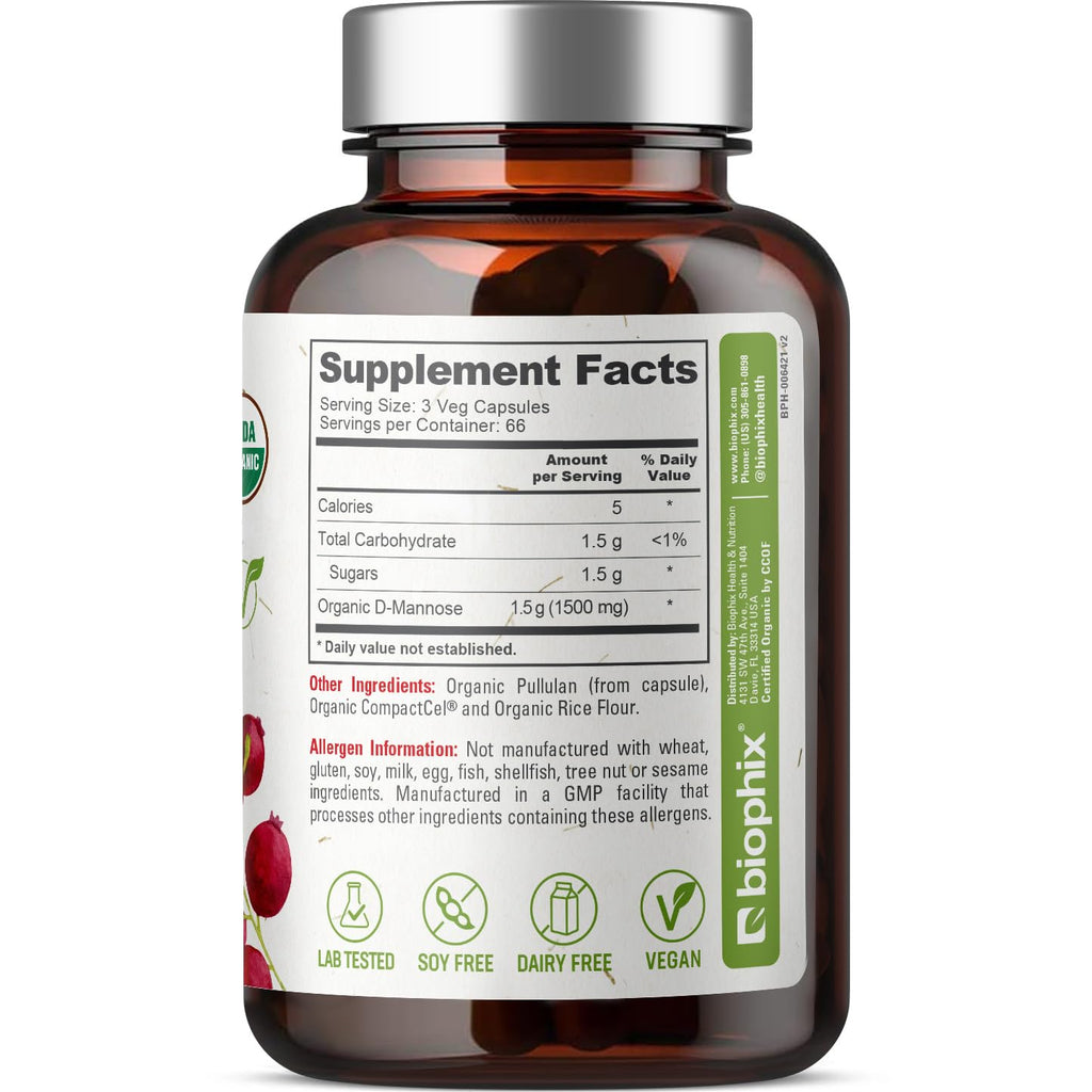 biophix D-Mannose multivitamin for immunity