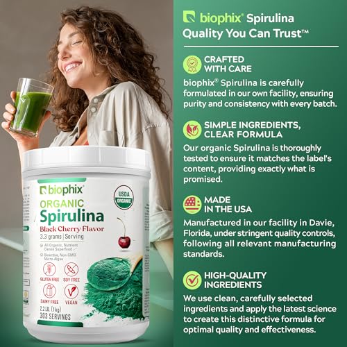 biophix organic spirulina for daily nutrition