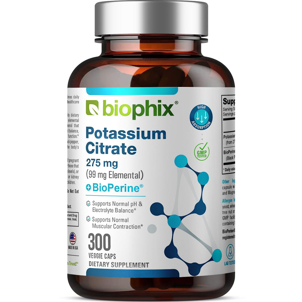 biophix potassium citrate veggie capsules