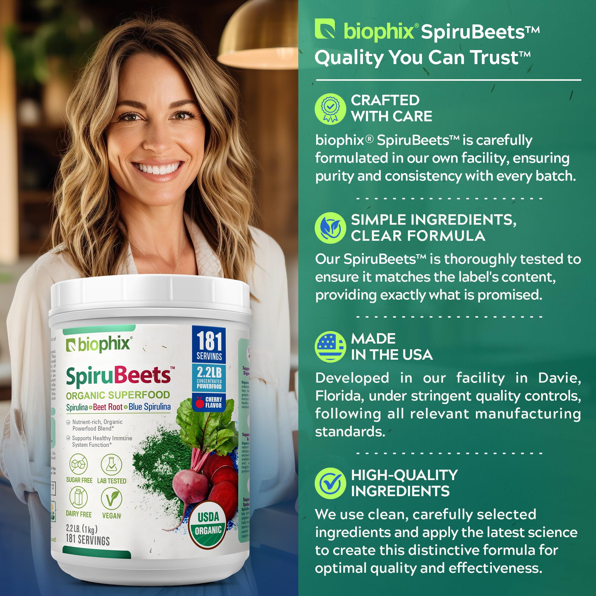 biophix spirulina for healthy digestion