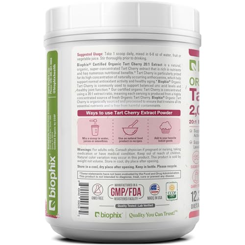 biophix tart cherry for overall vitality