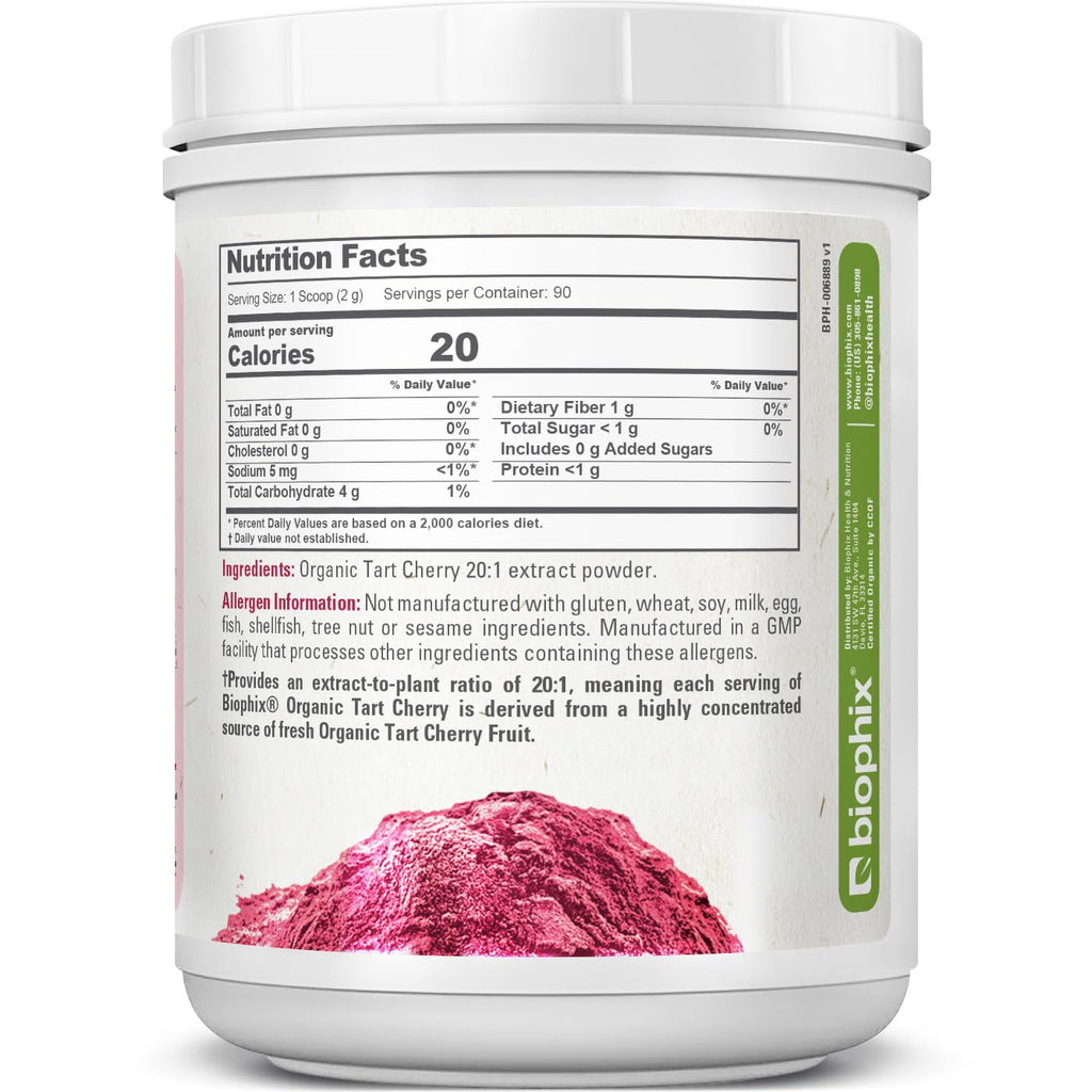 biophix tart cherry for wellness