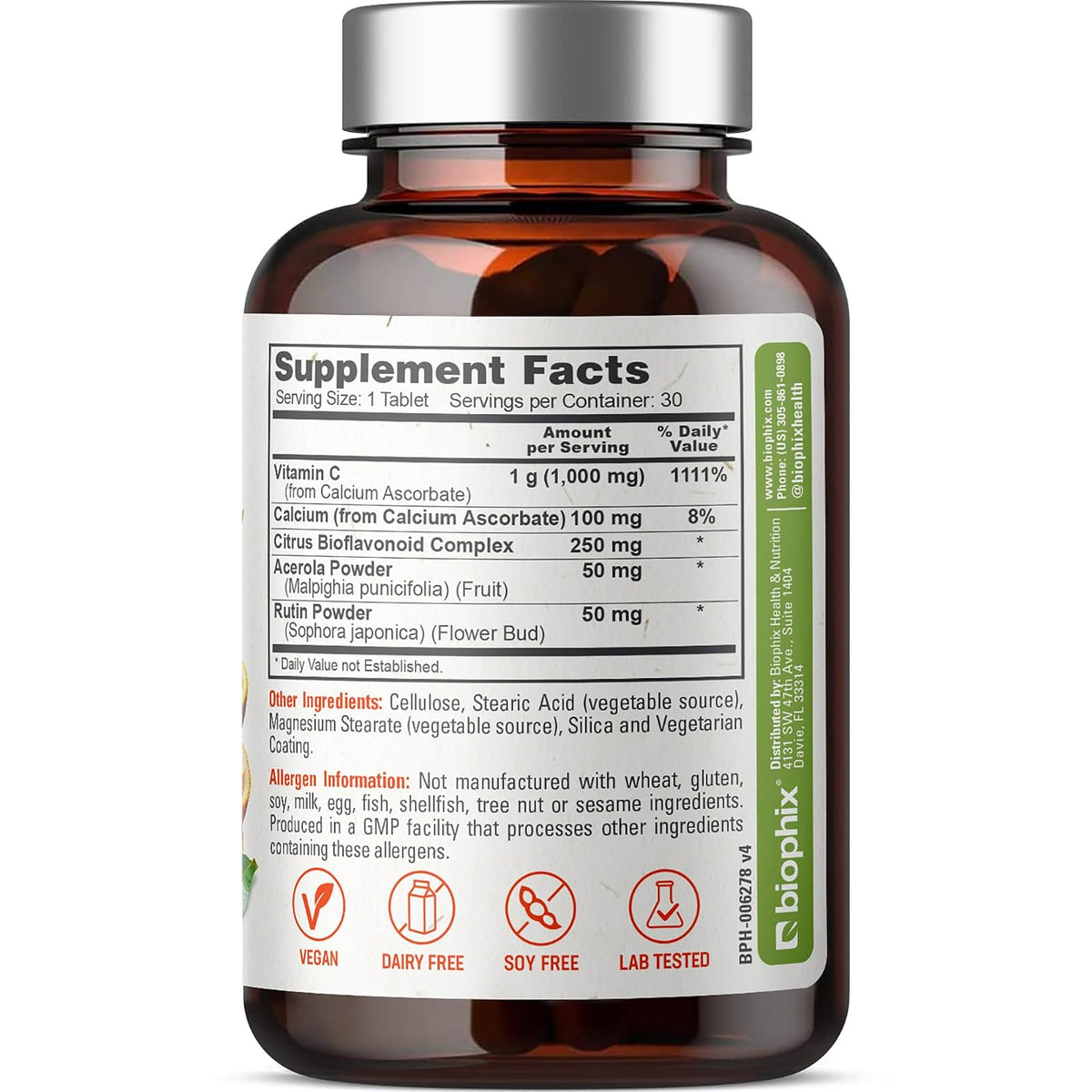 biophix Vitamin C dietary supplement